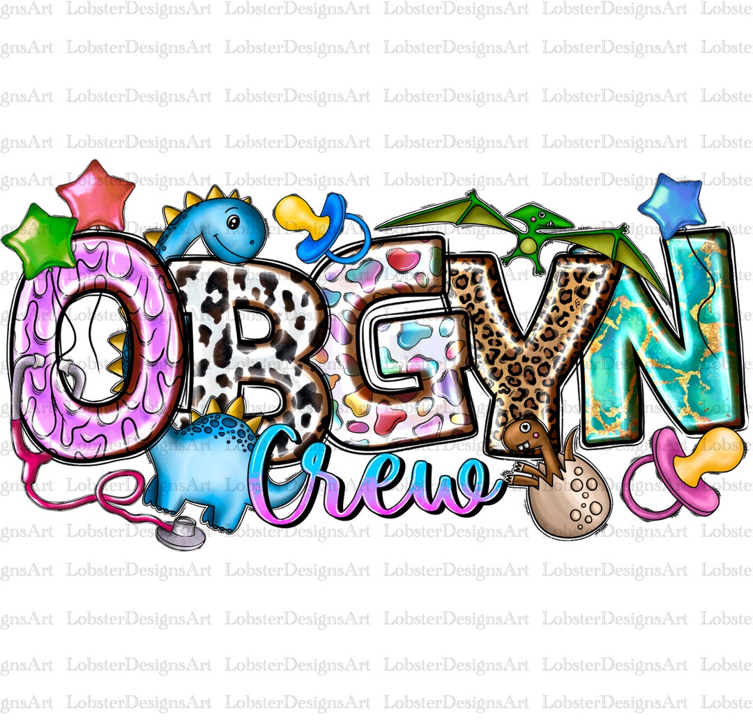 OBGYN Crew Png Sublimation Design Download, Medical Png, Western OBGYN ...