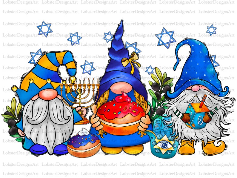 Hakunnah Gnome Png Sublimation Design, Hanukkah Gnomes Png, Happy ...