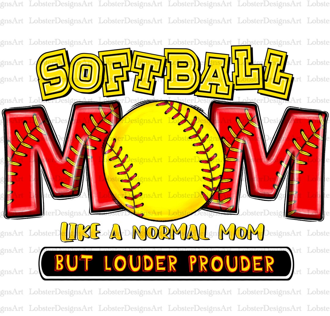 Softball Mom PNG, Varsity, Distressed, Softball Mama, Softball Design ...