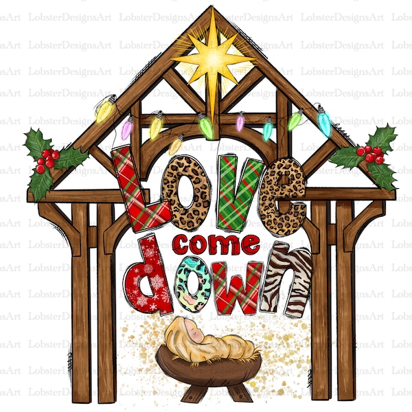 Love Came Down Png - Etsy