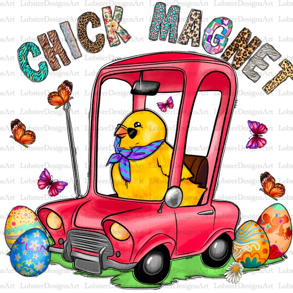 Chick Magnet - Etsy