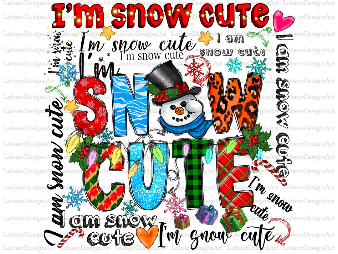 I Am Snow Cute Png, Merry Christmas Png, Snow, Snowman Png, Western Png ...