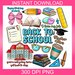 Back to School Png Sublimation Design Download,school Png,first Day of ...