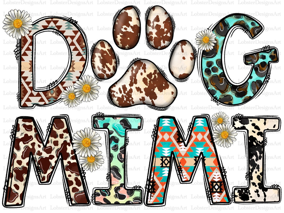Dog Mimi Png, Mimi Png, Mimi Design, Cowhide, Dog Png, Flower, Leopard ...