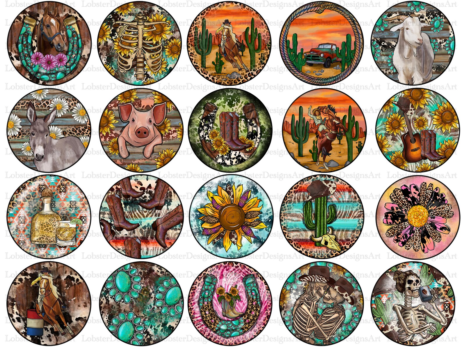 Western Car Coaster Png, Western, Car Coaster Png, Western Png, Cowhide ...