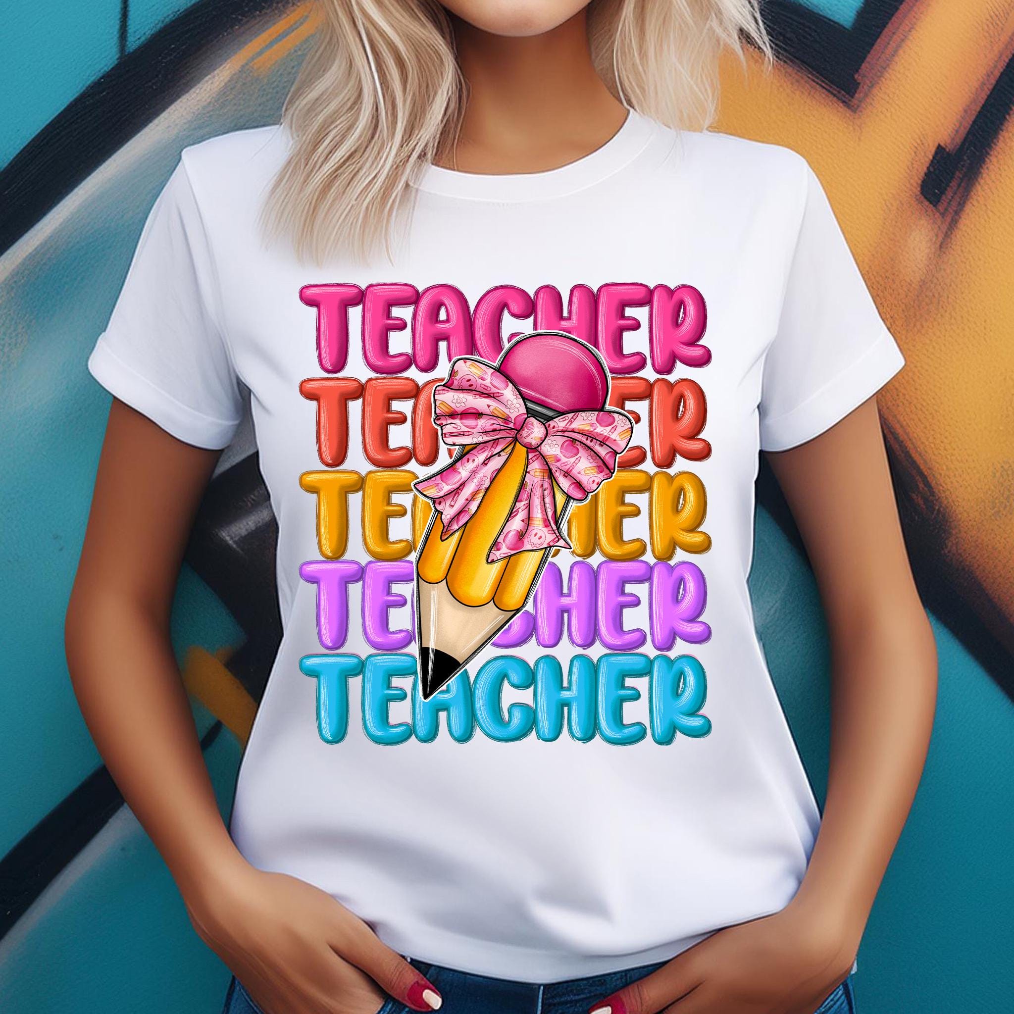 Coquette Teacher Png, Back to School Png, Teacher Appreciation Png ...