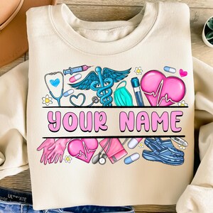 Personalized Nurse Png Sublimation Design Download, Nurse Png, Nursing ...