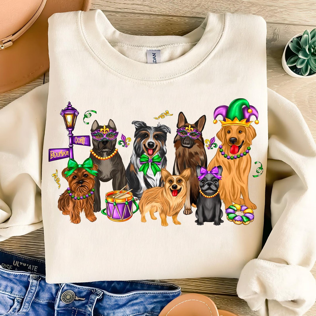 Mardi Gras Dogs Png, Fleur De Lis Png, Dogs Png, Dog Lover Png, Dog Png ...