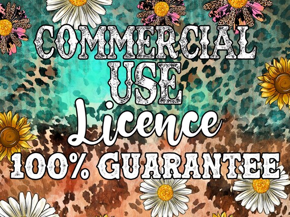Commercial Use Licence License Png Sublimation Designs - Etsy