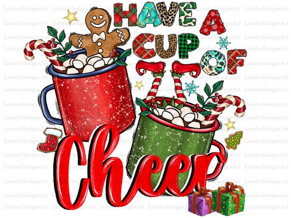 Have a Cup of Cheer Png Merry Christmas Christmas Tree - Etsy