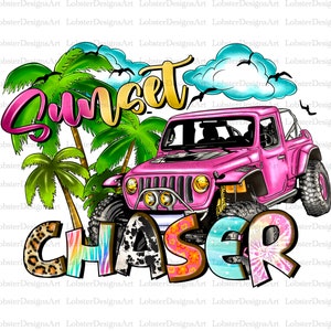 Sunset Chaser Png,sublimation Design,summer Design, Summer Vibes ...