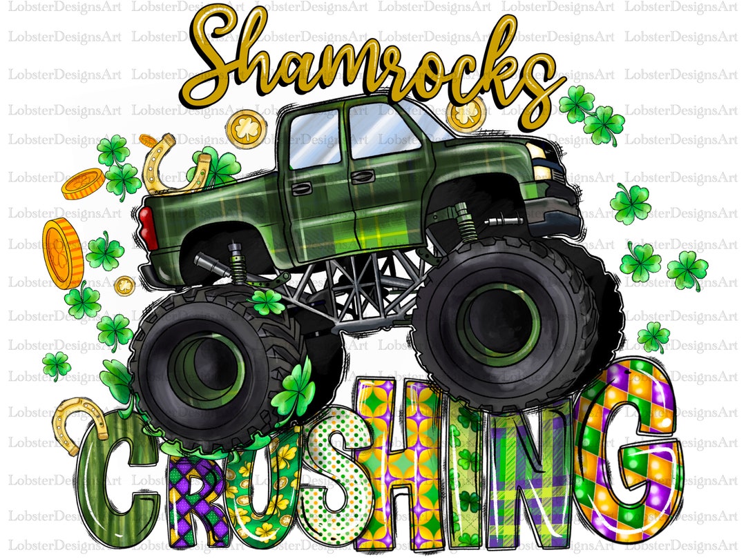 St. Patrick's Day Png Sublimation Design Download, Shamrock Crusher ...