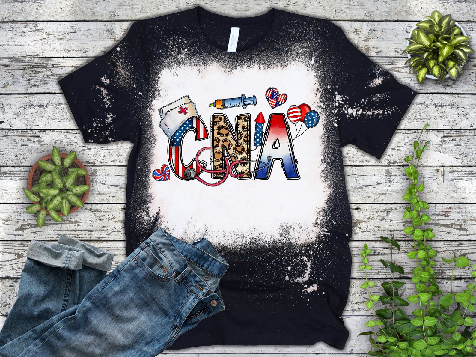 CNA Sublimation Design Png American Png Nurse Png Nurse - Etsy