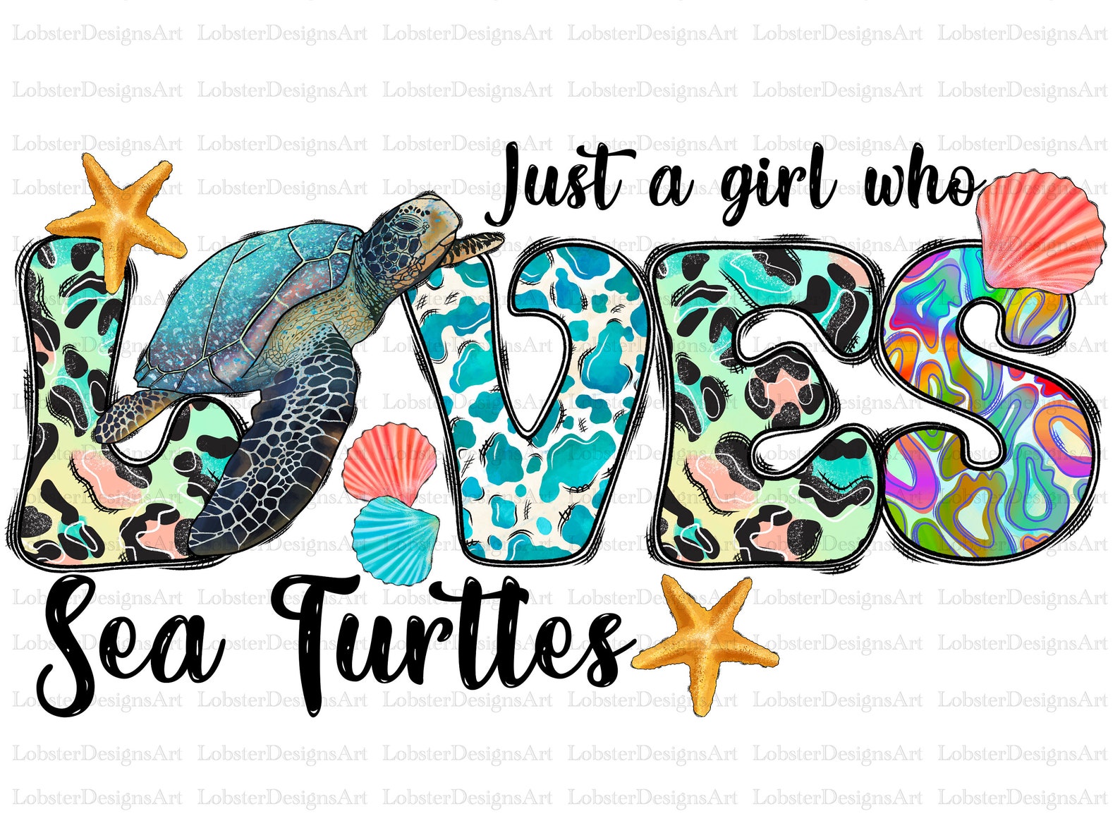 Just A Girl Who Loves Sea Turtles Png Sea Turtle Png Animal - Etsy