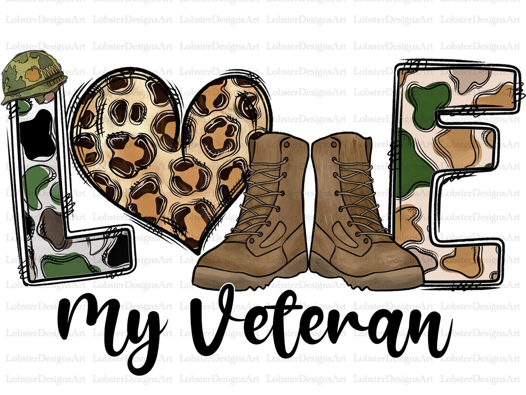 Love My Veteran Sublimation Design Downloads, Veteran Sublimation ...