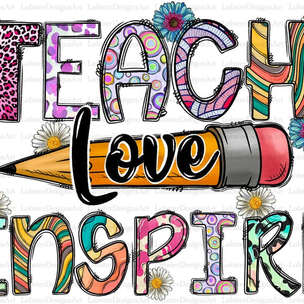 Teach Love Inspire - Etsy