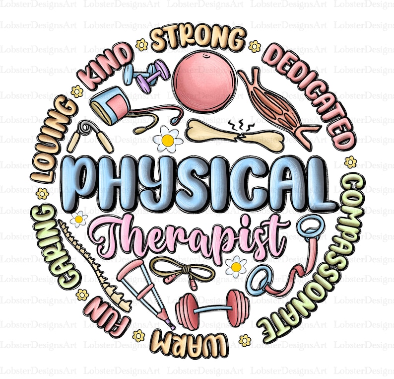 PT Physical Therapist Png Sublimation Design Download, Therapist Png ...