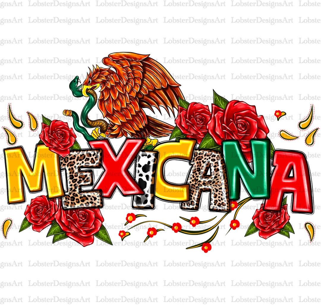 Mexicana Png Sublimation Design Download, Mexico Png, Mexican Flag Png ...