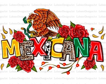 Mexicana Png Sublimation Design Download, Mexico Png, Mexican Flag Png ...