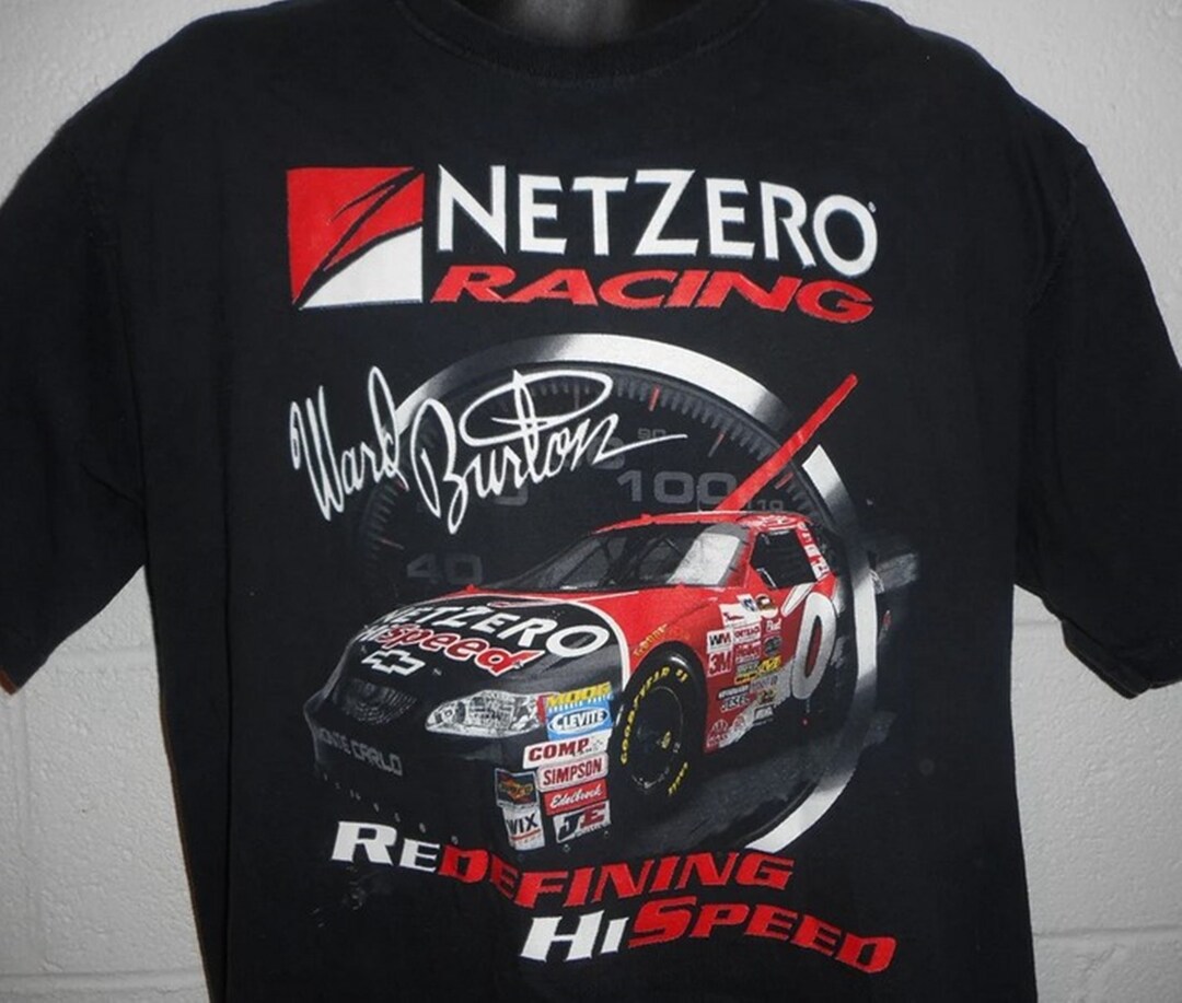 Vintage 90s Nascar Ward Burton Netzero Racing T-shirt 90s - Etsy