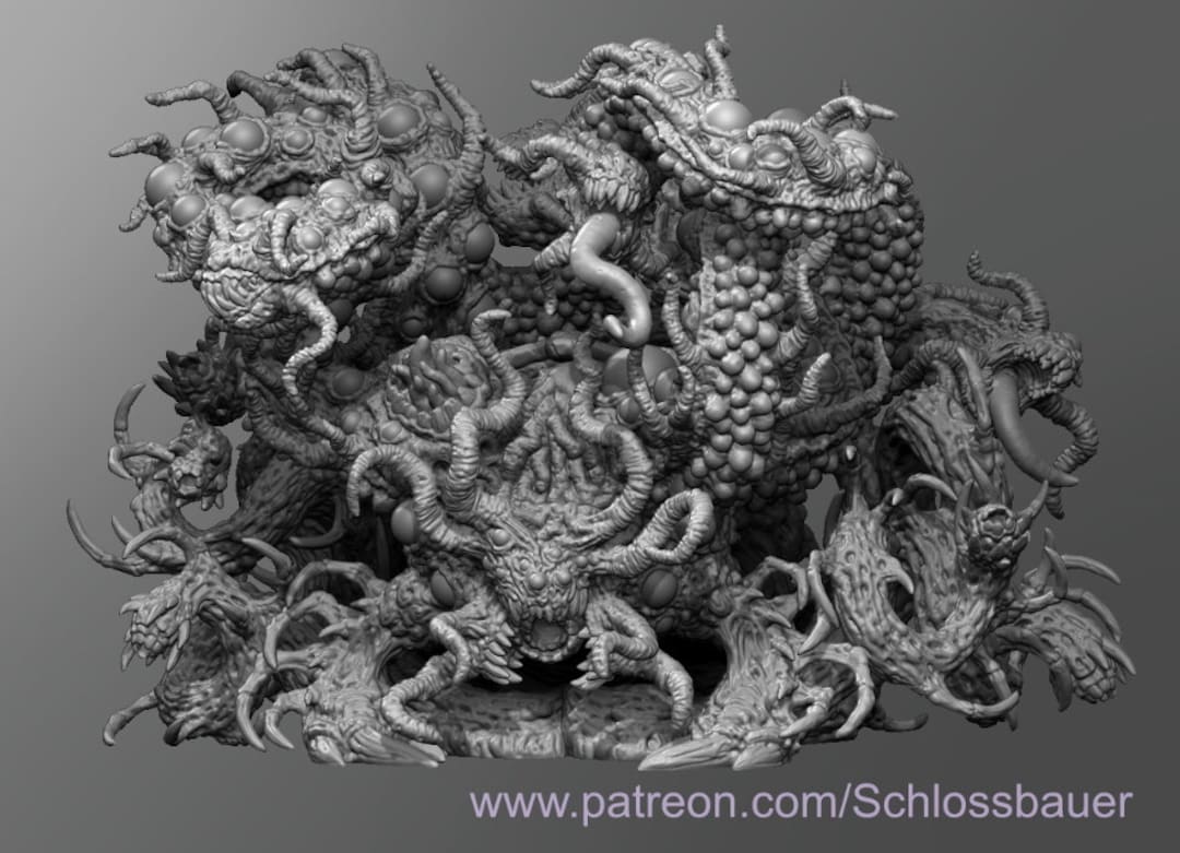 Dungeons and Dragons, DND TTRPG, Wargaming - Huge Aberration - Shoggoth ...