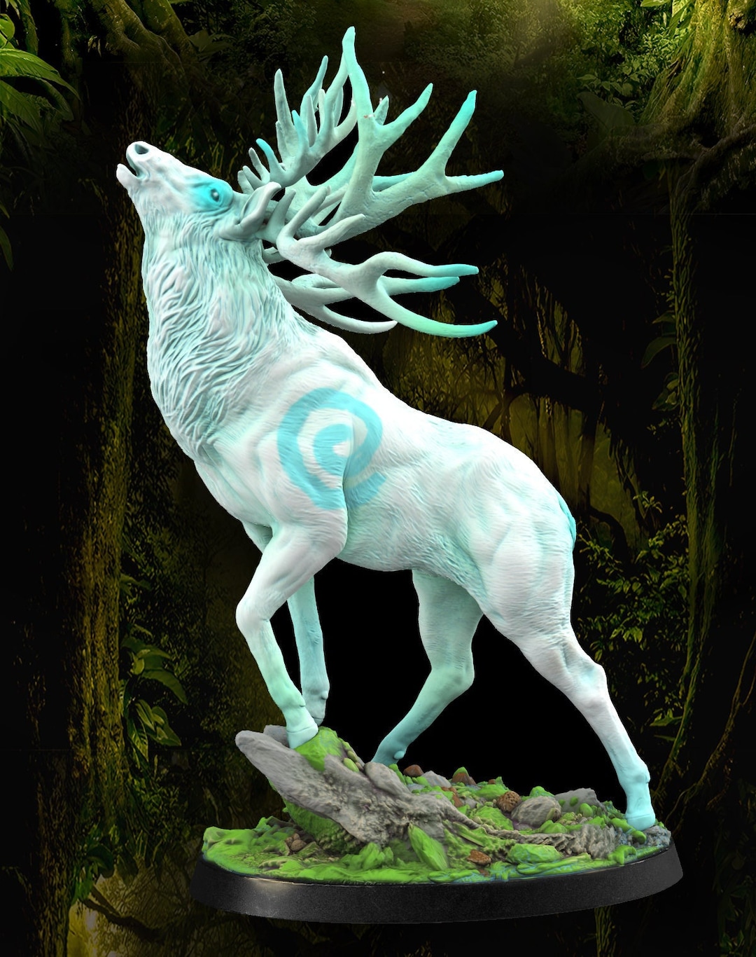 Dungeons and Dragons, DND TTRPG, Wargaming - Druid Animal - Mighty Stag ...