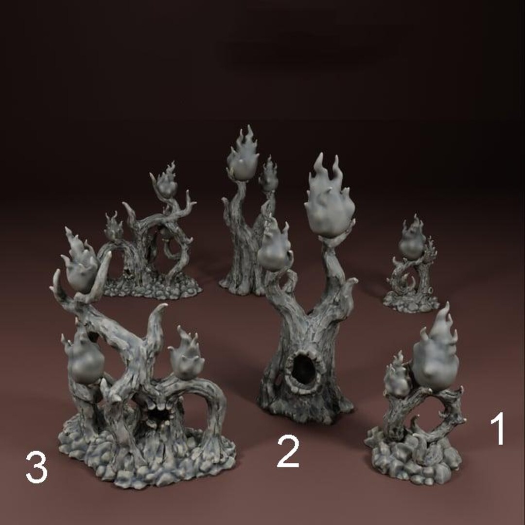 Dungeons and Dragons HD Resin Print Thornheart Tiny Undead Will O Wisp ...