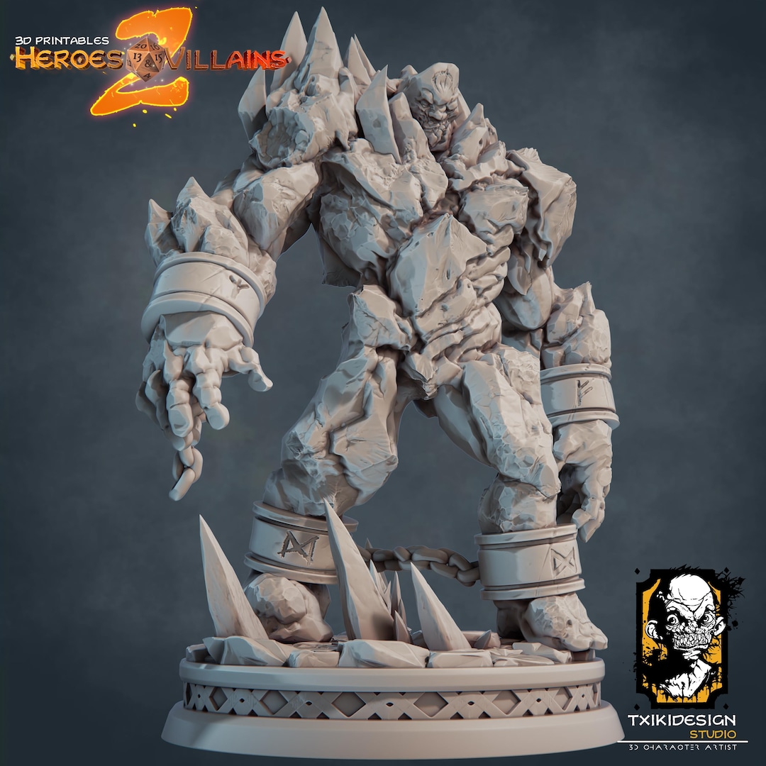 Dungeons and Dragons, DND TTRPG, Wargaming - 67mm High - Large ...