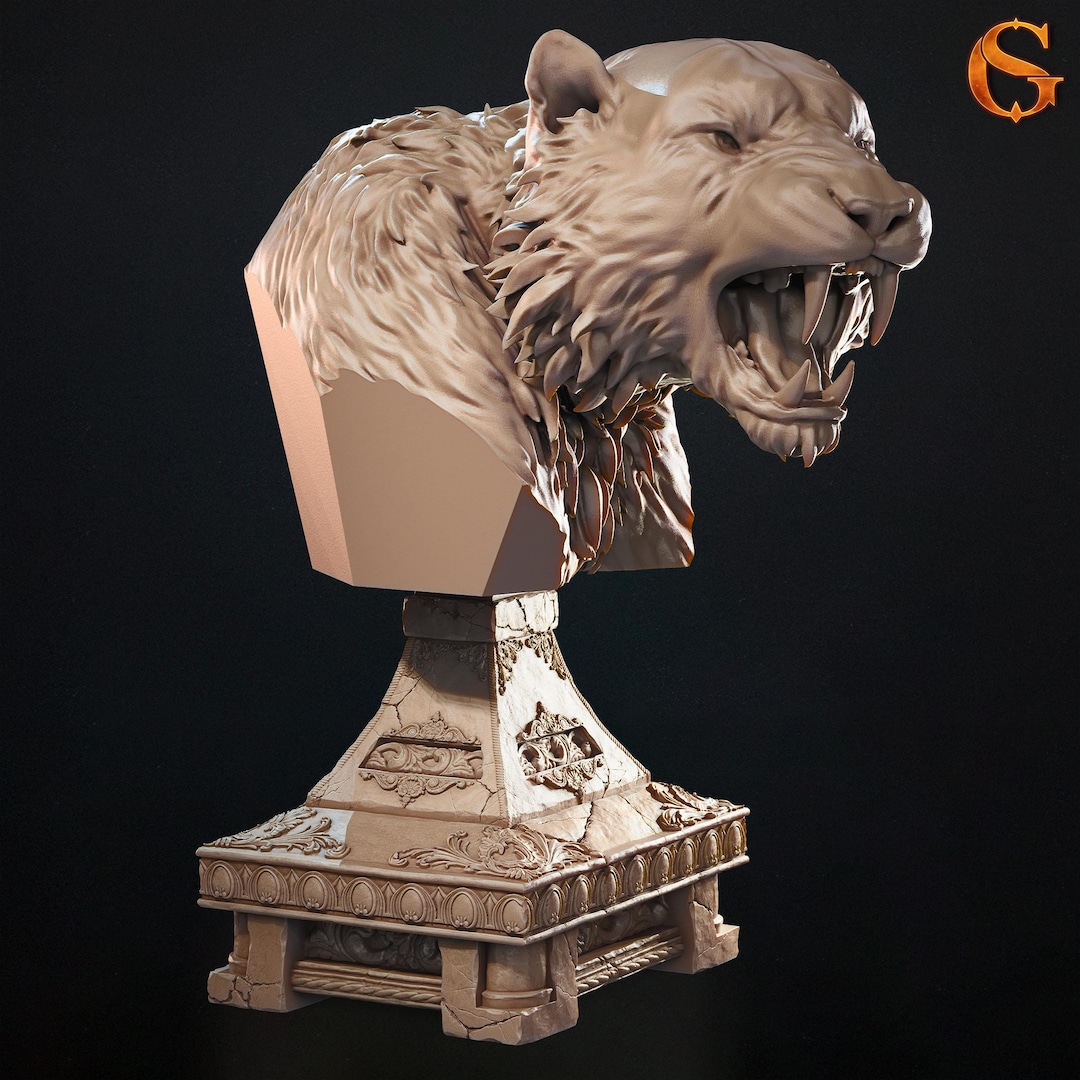 Dungeons and Dragons, DND TTRPG, Wargaming - Animal Saber Tooth Tiger ...