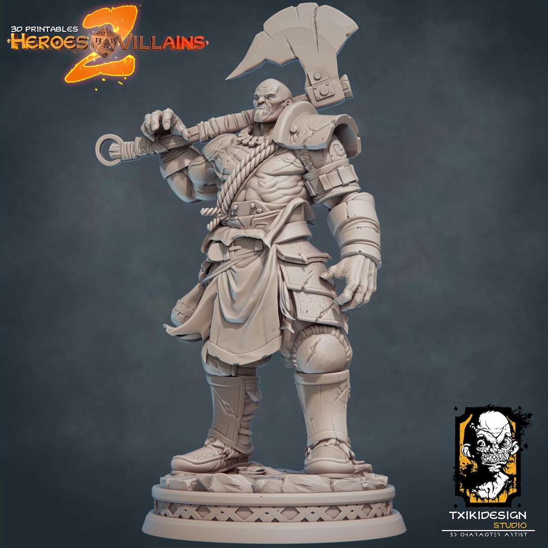 Dungeons and Dragons, DND TTRPG, Wargaming - Playable Character - Male ...