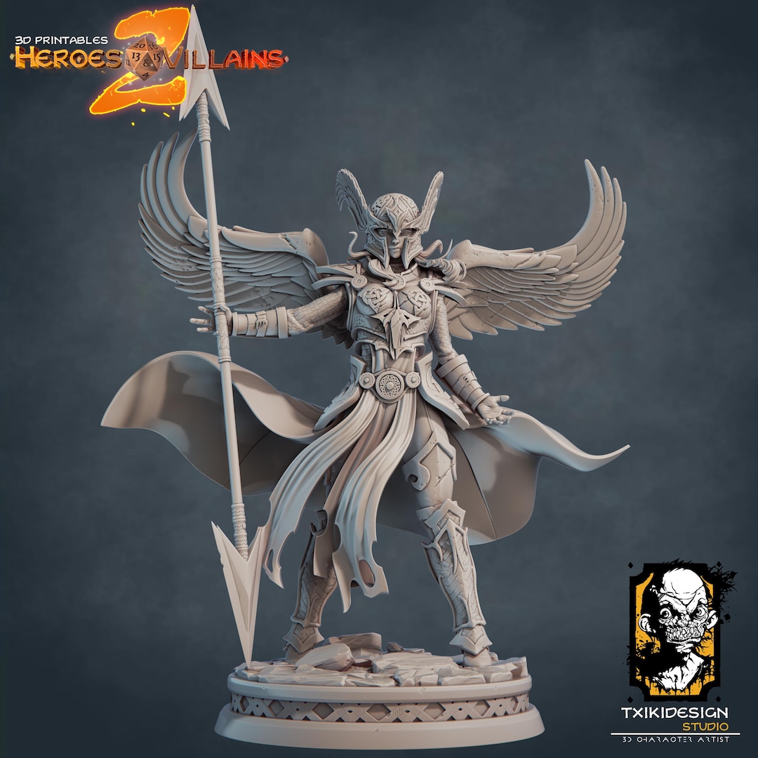 Dungeons and Dragons - Playable Character - Human Female Eir - Valkyrie ...