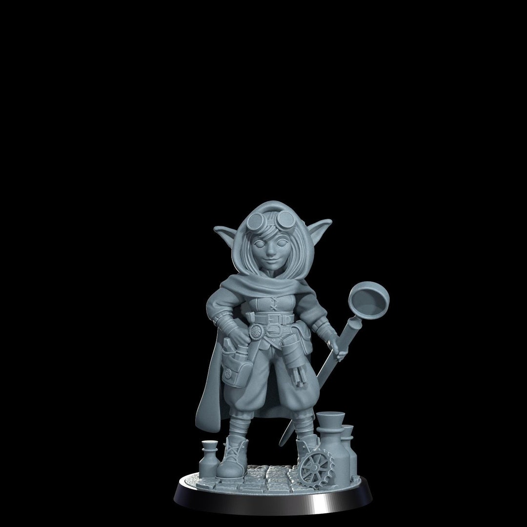 Dungeons & Dragons Playable Character - Female Gnome - Sorceress ...