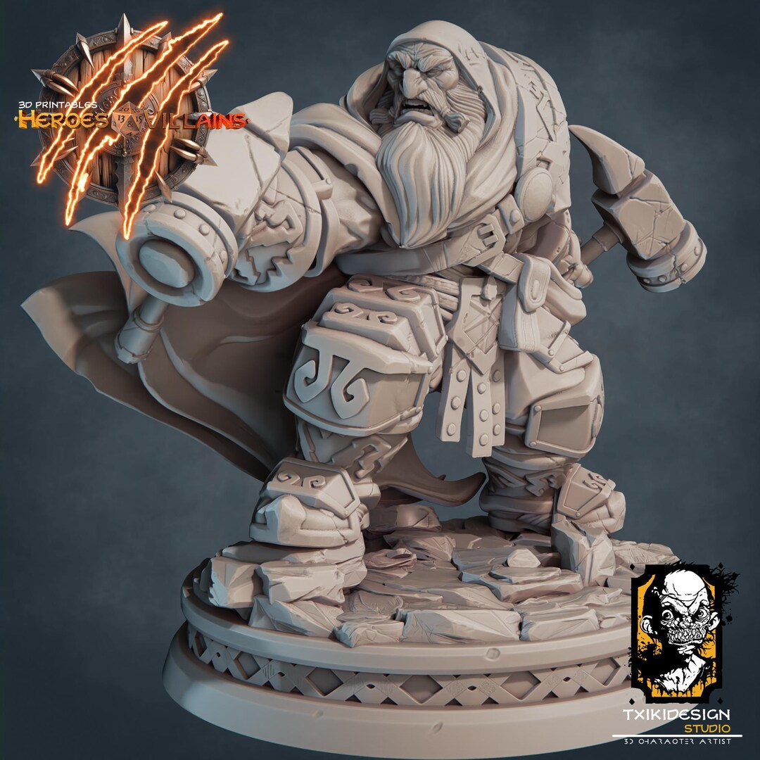 Dungeons and Dragons, DND TTRPG, Wargaming - Playable Character - Dwarf ...