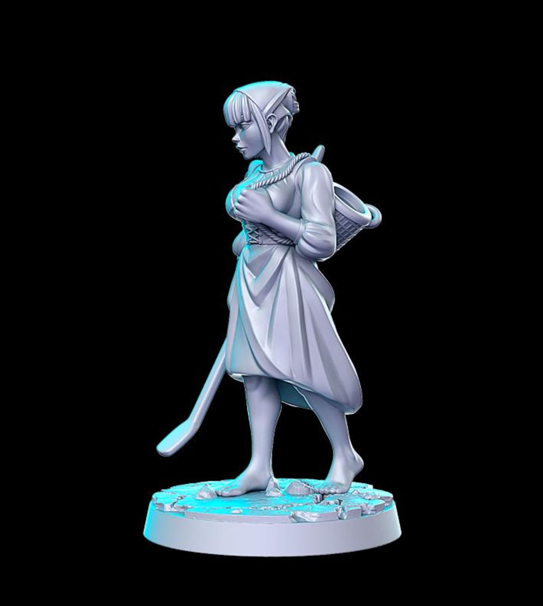 Dungeons and Dragons, DND TTRPG, Wargaming - Character - Female Human ...