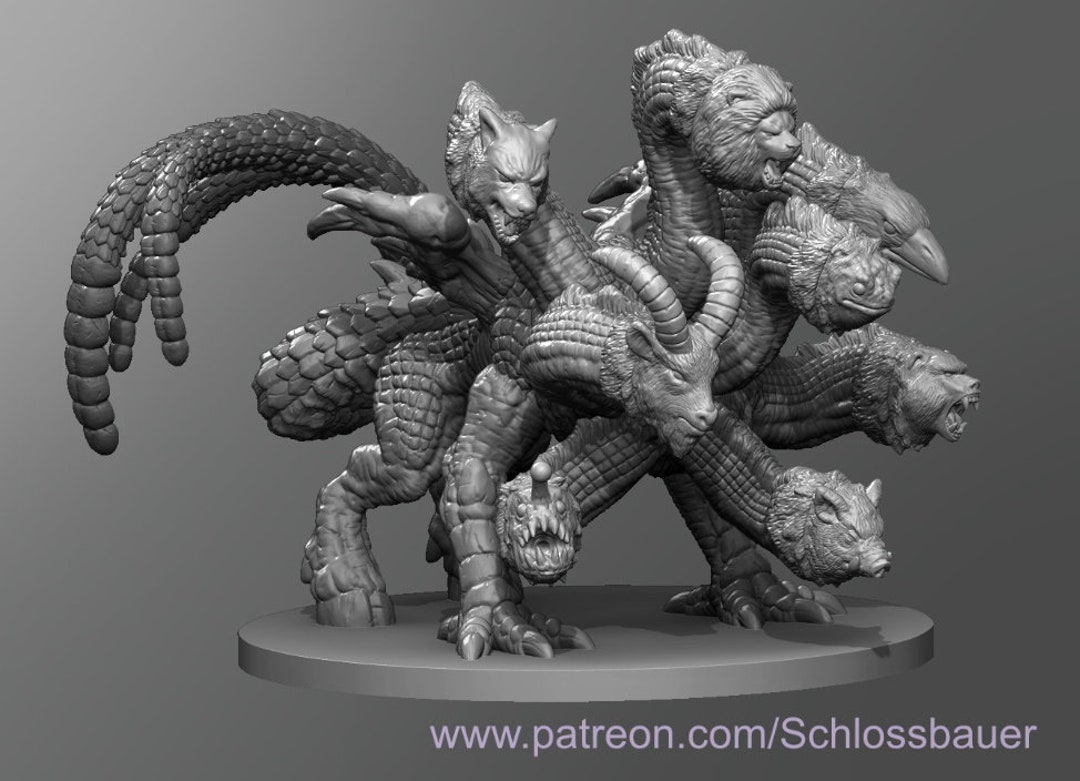 Dungeons and Dragons, DND TTRPG, Wargaming - Large Monstrosity ...