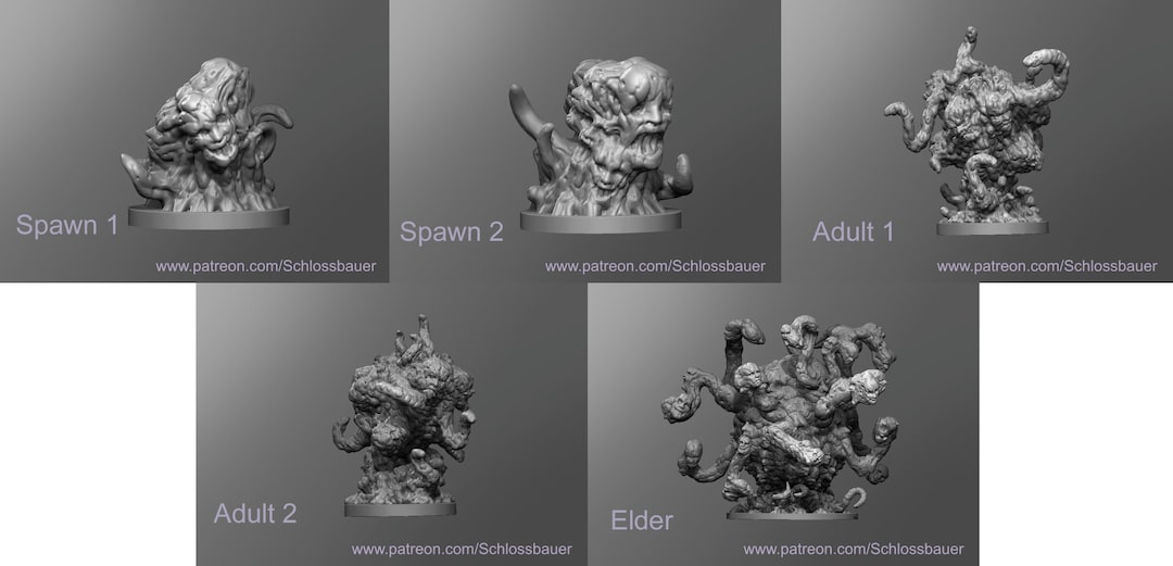 Dungeons and Dragons, DND TTRPG, Wargaming - Ooze - Spawn, Adult or ...
