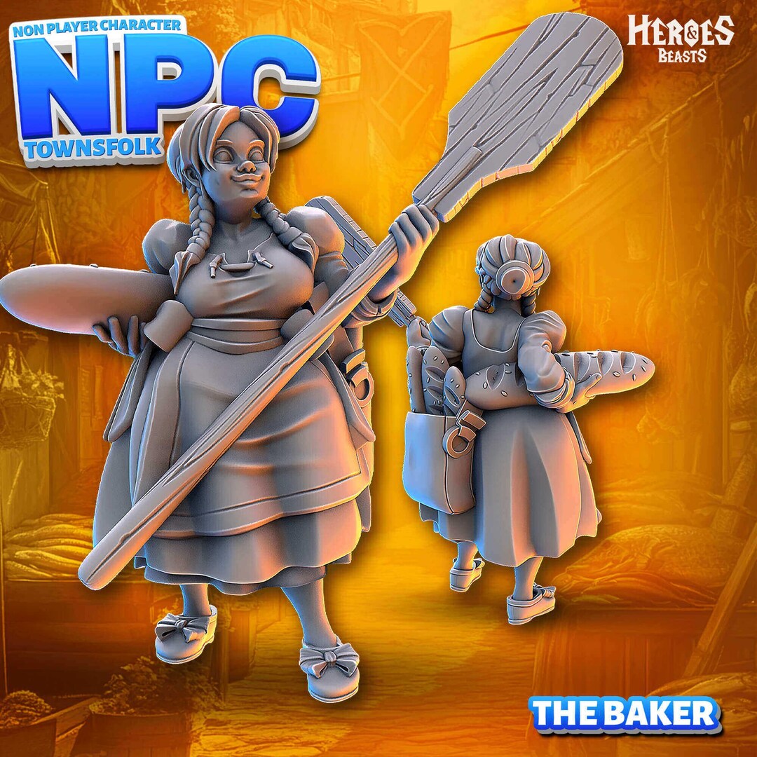 Dungeons and Dragons, DND TTRPG, Wargaming - NPC Character - Female ...