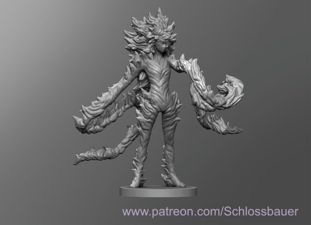 Dungeons and Dragons, DND TTRPG, Wargaming - 60mm Tall - Blaze ...