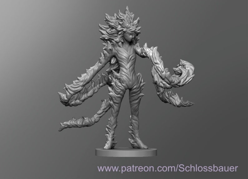 Dungeons and Dragons, DND TTRPG, Wargaming - 60mm Tall - Blaze ...