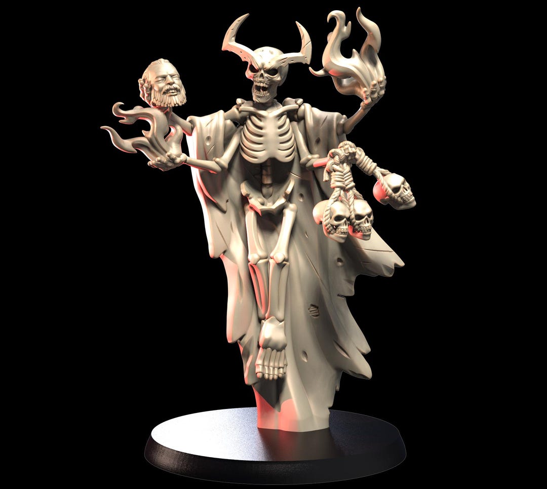 Dungeons & Dragons NPC Enemy Skeleton Army Skeleton Wizard, Spellcaster ...