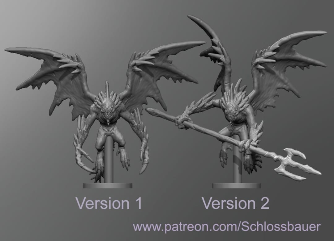 Dungeons and Dragons, DND TTRPG, Wargaming - Small Fiend - Spined Devil ...