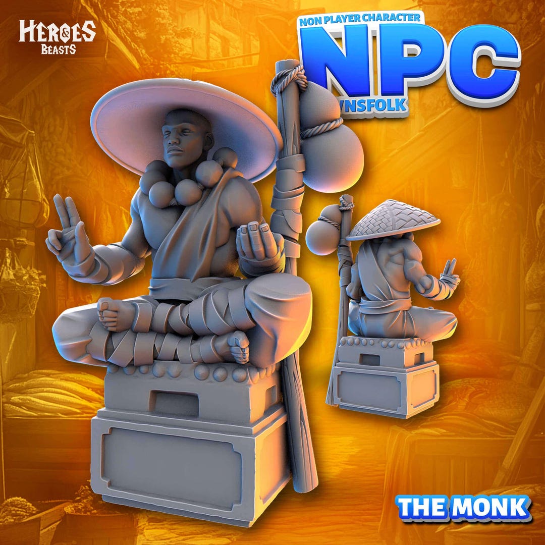 Dungeons and Dragons, DND TTRPG, Wargaming - Playable Character - Male ...