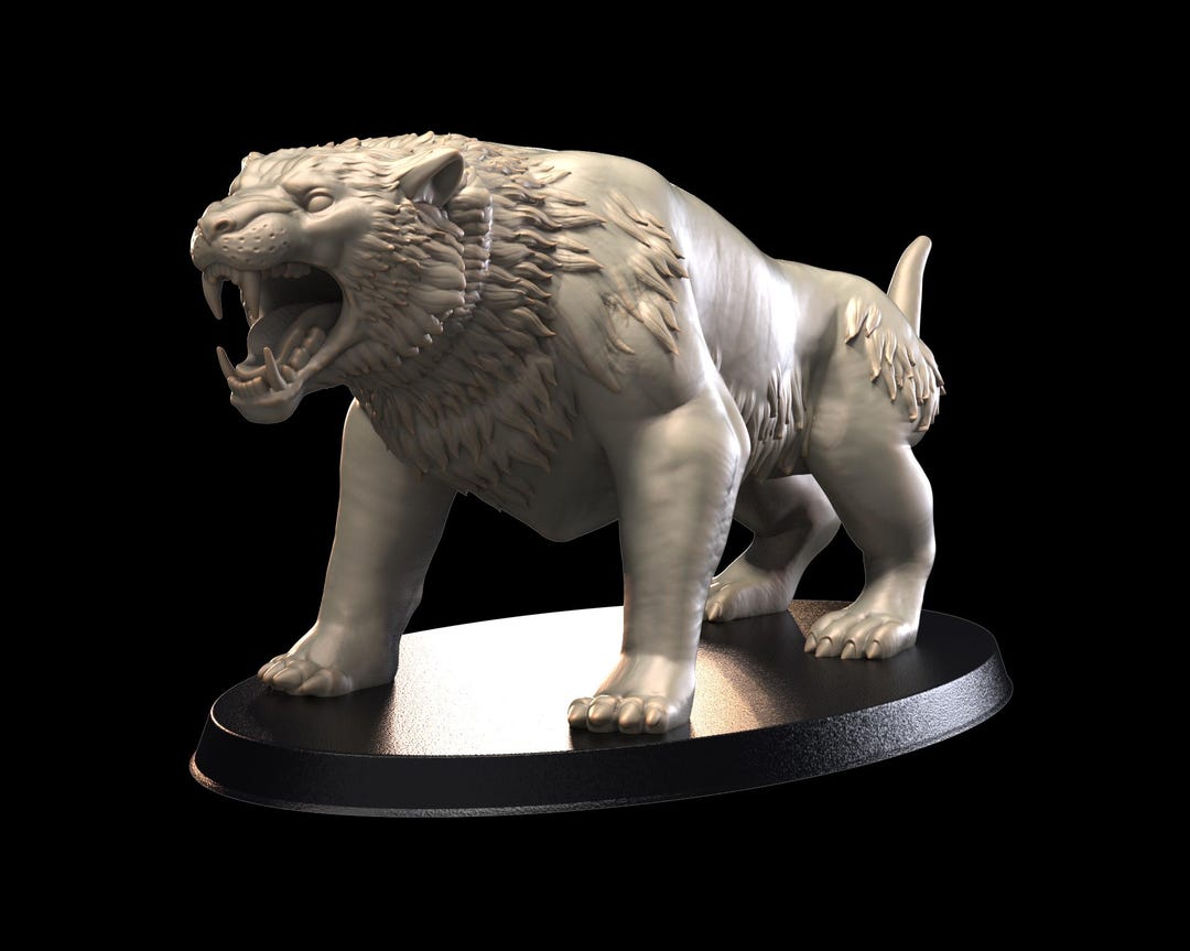 Dungeons & Dragons -HD Resin Print - Druid Wildshape Large Beast ...