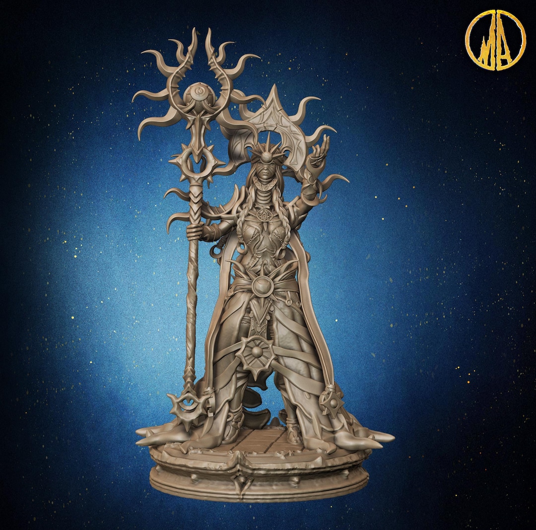 Dungeons and Dragons, DND TTRPG, Wargaming - Medium Humanoid - Black ...