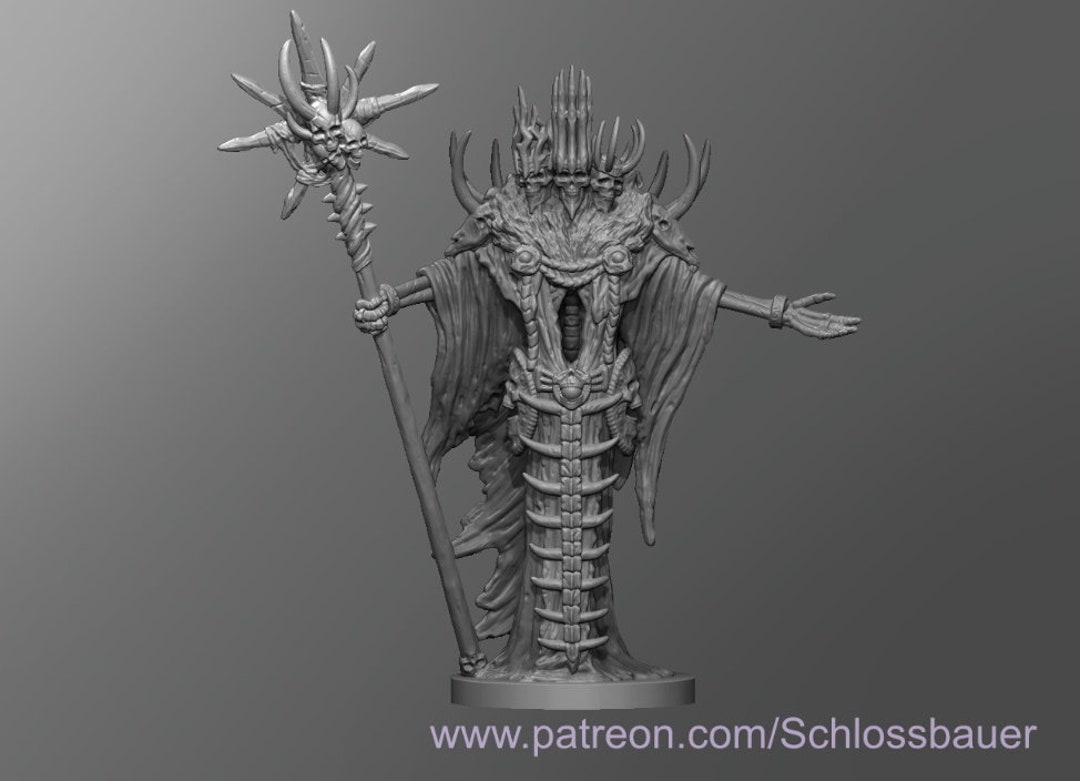 Dungeons and Dragons, DND TTRPG, Wargaming - Undead - Necromancer ...