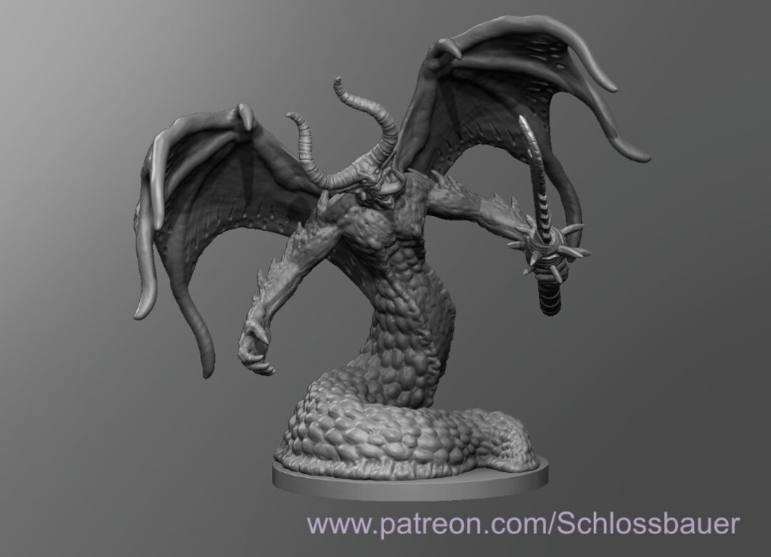 Dungeons and Dragons, DND TTRPG, Wargaming - 69mm High - Large Outsider ...
