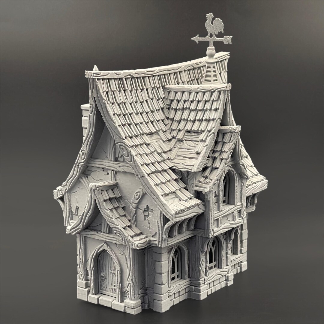 The Hamlet of Misty Hollow, House, Market - 28mm or 32mm Scale Dungeons ...