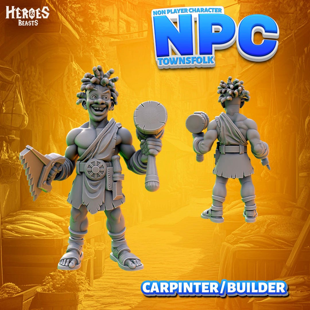 Dungeons and Dragons, DND TTRPG, Wargaming - Playable Character - Male ...