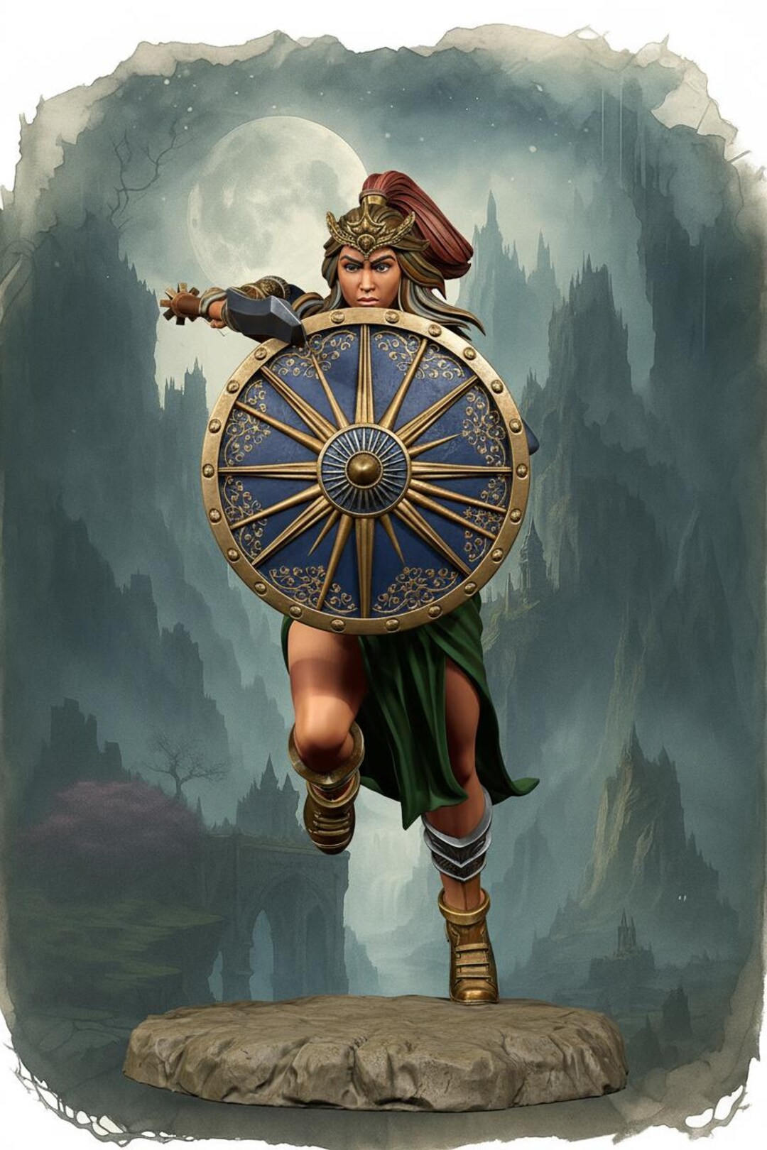 Dungeons and Dragons, DND TTRPG, Wargaming - Playable Character Female ...