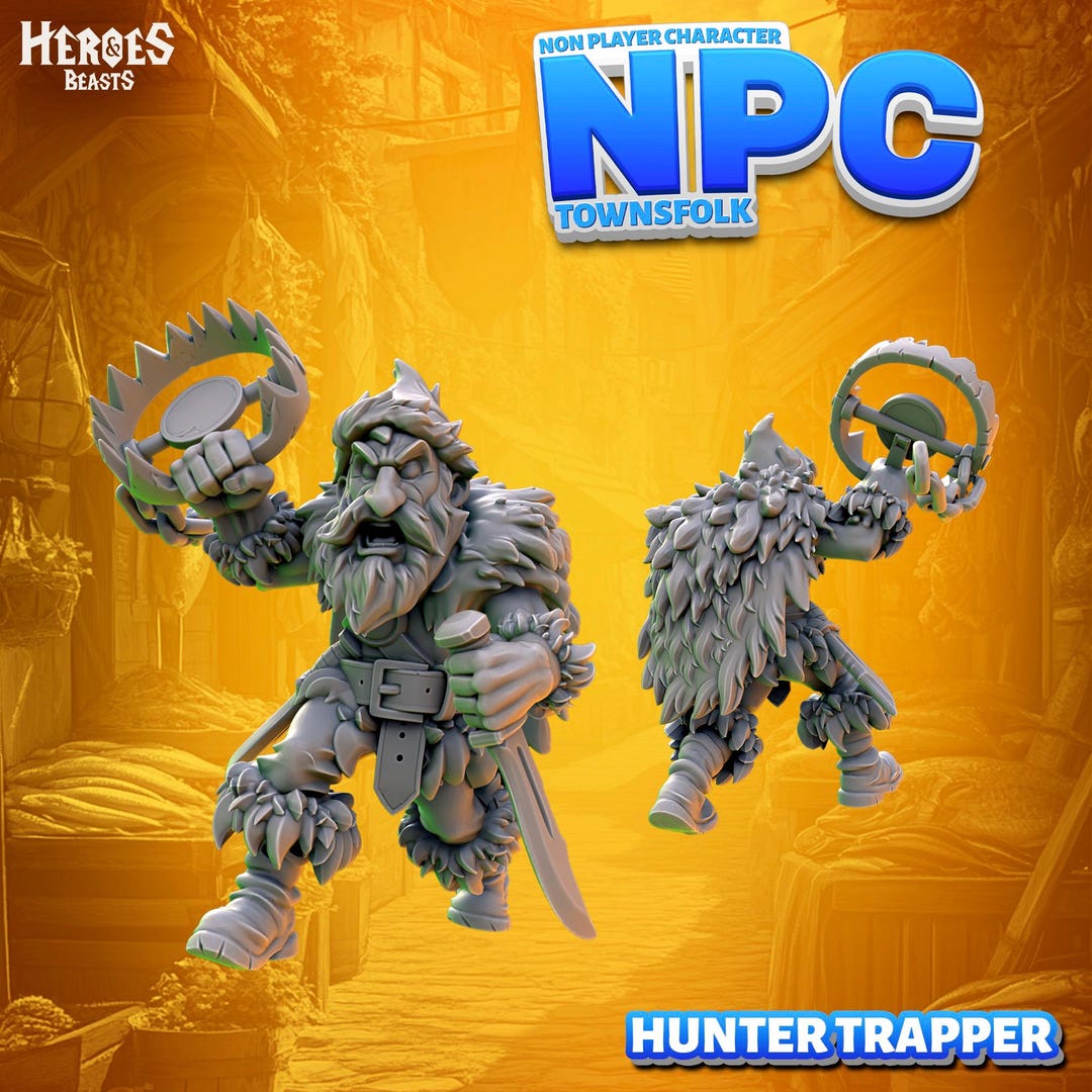 Dungeons and Dragons, DND TTRPG, Wargaming - Playable Character - Male ...